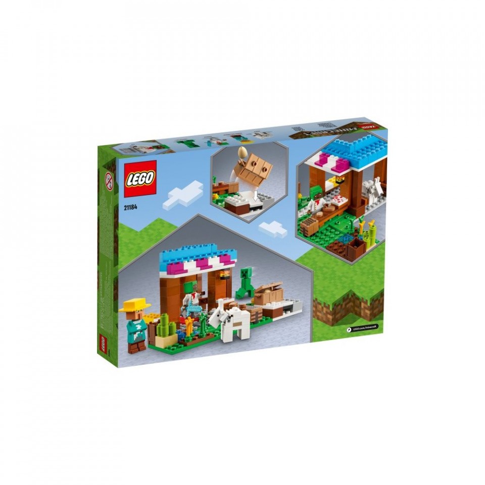 Конструктор LEGO Minecraft Пекарня 21184 Данія. Придбати у Best-Toy